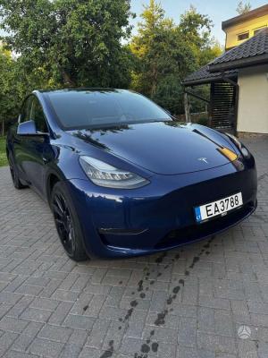 Zils Tesla Model Y 2021 Viļņa, ar dzinēja tilpumu 0.00 L un nobraukumu 68 tūkst. km par 25900 €, foto 13 vietnē AUTOMOTO.COM.LV