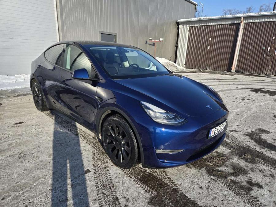 Zils Tesla Model Y 2022 Marijampole, ar dzinēja tilpumu 0.00 L un nobraukumu 90 tūkst. km par 29645 €, foto 2 vietnē AUTOMOTO.COM.LV