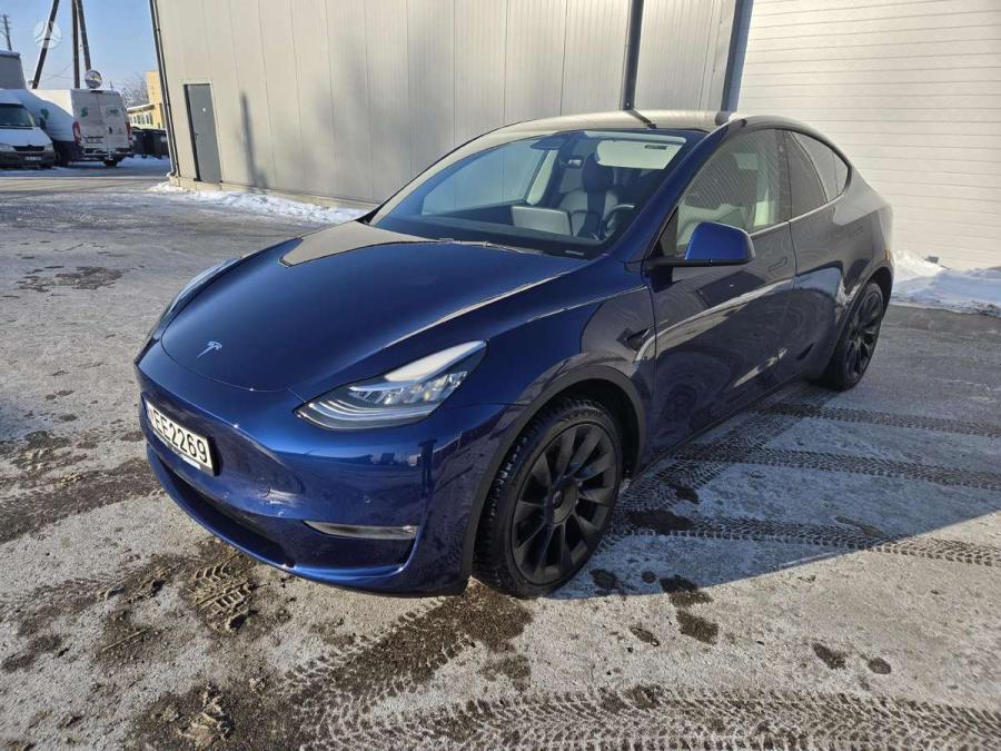 Zils Tesla Model Y 2022 Marijampole, ar dzinēja tilpumu 0.00 L un nobraukumu 90 tūkst. km par 29645 €, foto 5 vietnē AUTOMOTO.COM.LV