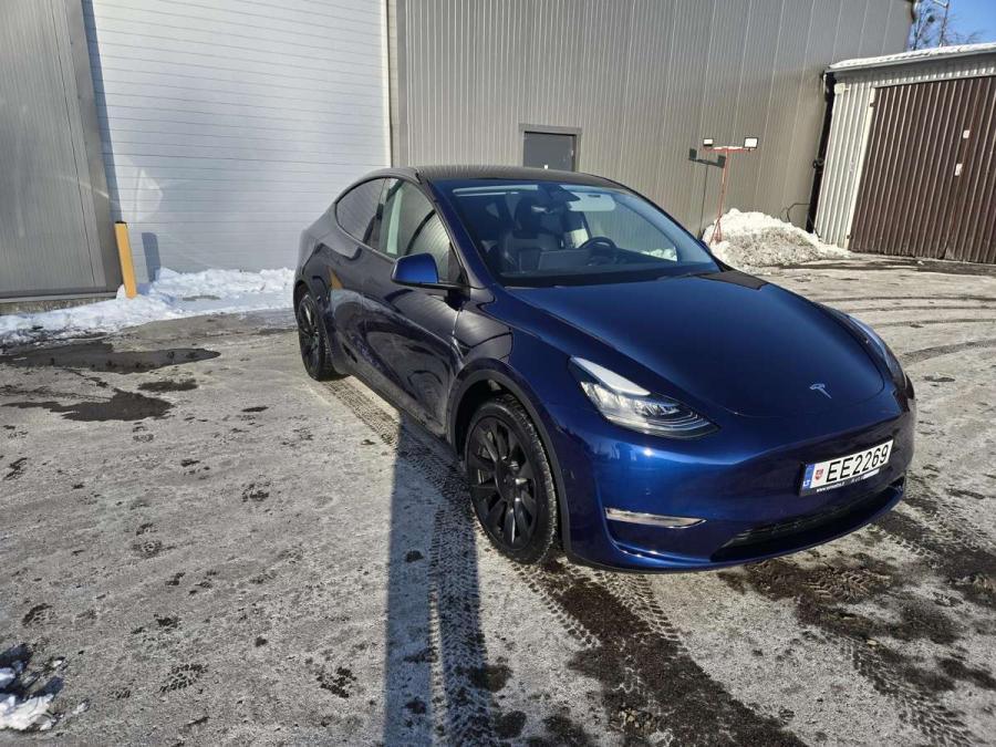 Zils Tesla Model Y 2022 Marijampole, ar dzinēja tilpumu 0.00 L un nobraukumu 90 tūkst. km par 29645 €, foto 18 vietnē AUTOMOTO.COM.LV