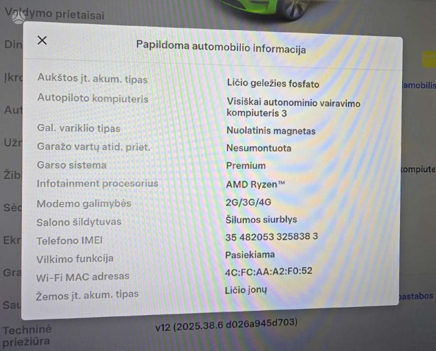 Zils Tesla Model Y 2023 Šauļi, ar dzinēja tilpumu 0.00 L un nobraukumu 34 tūkst. km par 26900 €, foto 22 vietnē AUTOMOTO.COM.LV