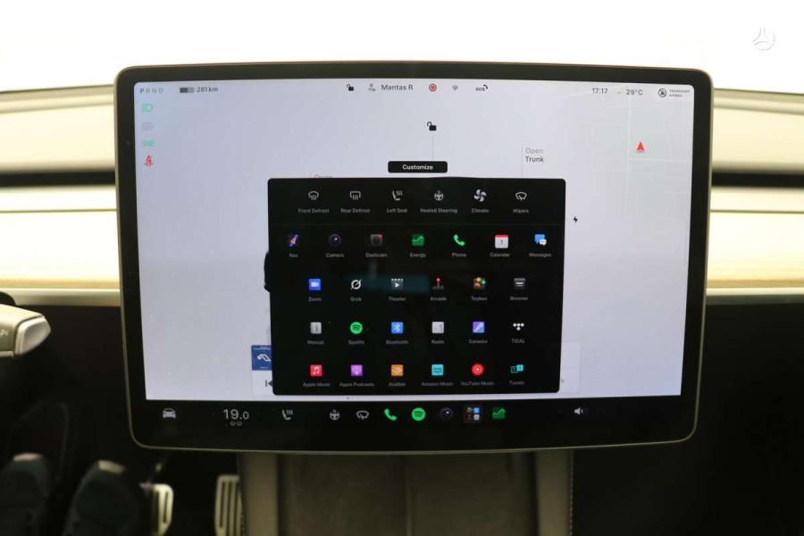 Zils Tesla Model Y 2023 Viļņa, ar dzinēja tilpumu 0.00 L un nobraukumu 105 tūkst. km par 33490 €, foto 25 vietnē AUTOMOTO.COM.LV