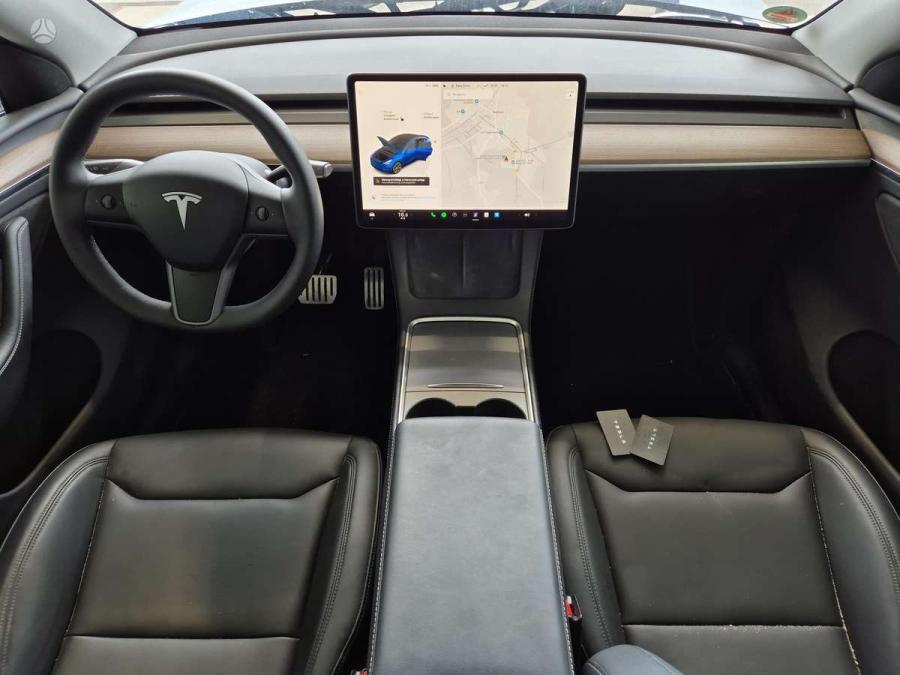 Blue Tesla Model Y 2024 in Tallinn, with an engine capacity of 0.00 L and mileage of 52 thousand km for 23500 €, photo 15 on AUTOMOTO.COM.LV