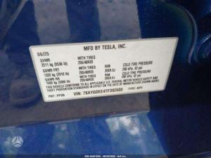 Blue Tesla Model Y 2026 in Klaipeda, with an engine capacity of 0.00 L and mileage of 22 thousand km for 17900 €, photo 13 on AUTOMOTO.COM.LV