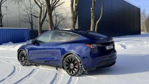 Zils Tesla Model Y 2022 Kauņa, ar dzinēja tilpumu 0.00 L un nobraukumu 98 tūkst. km par 25500 €, foto 6 vietnē AUTOMOTO.COM.LV