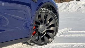 Zils Tesla Model Y 2022 Kauņa, ar dzinēja tilpumu 0.00 L un nobraukumu 98 tūkst. km par 25500 €, foto 8 vietnē AUTOMOTO.COM.LV