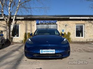 Blue Tesla Model Y 2022 in Tallinn, with an engine capacity of 0.00 L and mileage of 55 thousand km for 33990 €, photo 9 on AUTOMOTO.COM.LV