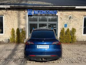 Blue Tesla Model Y 2022 in Tallinn, with an engine capacity of 0.00 L and mileage of 55 thousand km for 33990 €, photo 11 on AUTOMOTO.COM.LV