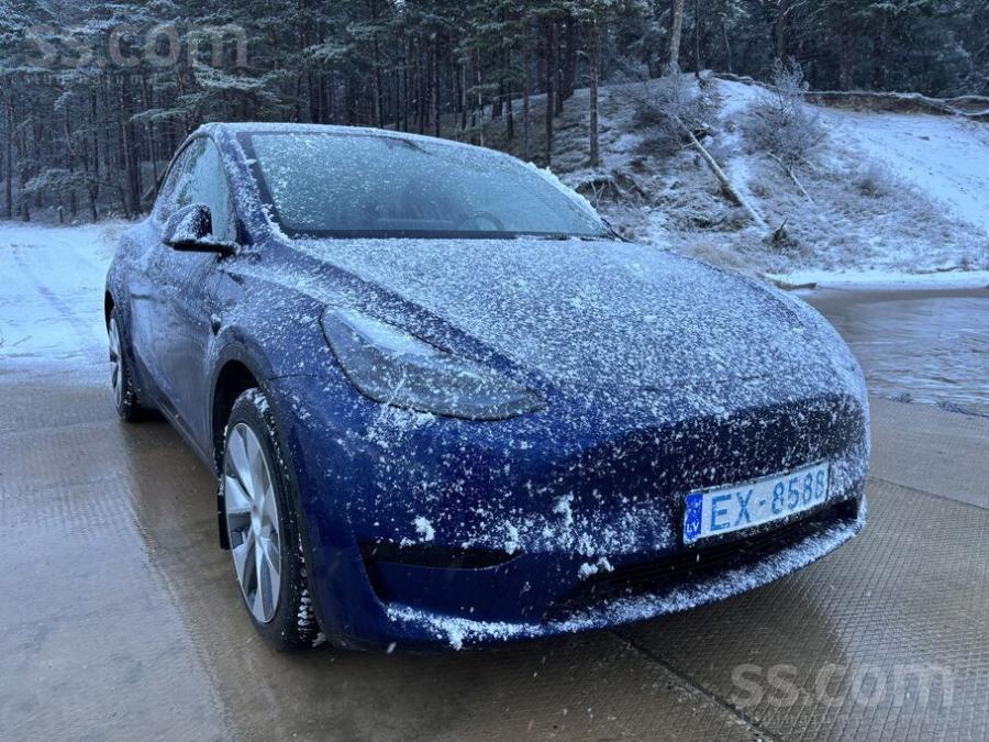 Zils Tesla Model Y 2023 Rīga, ar dzinēja tilpumu 0.00 L un nobraukumu 89 tūkst. km par 32499 €, foto 3 vietnē AUTOMOTO.COM.LV