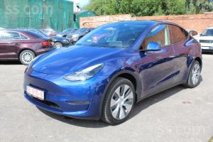 Blue Tesla Model Y 2023 in Liepaja, with an engine capacity of 0.00 L and mileage of 190 thousand km for 26500 €, photo 3 on AUTOMOTO.COM.LV
