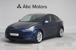 Zils Tesla Model Y 2024 Tallina, ar dzinēja tilpumu 0.00 L un nobraukumu 35 tūkst. km par 42990 €, foto  vietnē AUTOMOTO.COM.LV
