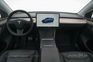 Blue Tesla Model Y 2024 in Tallinn, with an engine capacity of 0.00 L and mileage of 50 thousand km for 42990 €, photo 19 on AUTOMOTO.COM.LV