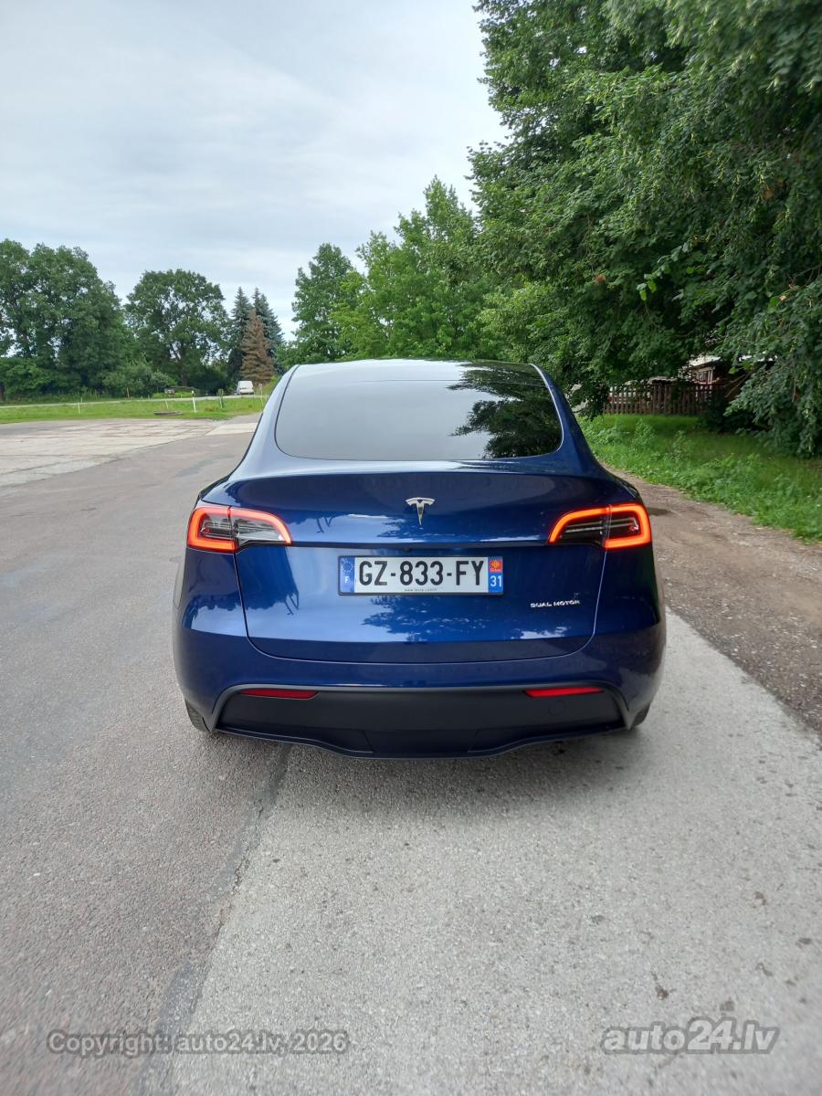 Zils Tesla Model Y 2024 Tartu, ar dzinēja tilpumu 0.00 L un nobraukumu 69 tūkst. km par 39200 €, foto 5 vietnē AUTOMOTO.COM.LV