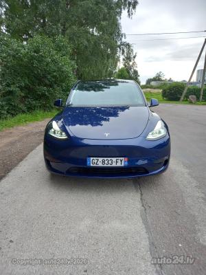 Zils Tesla Model Y 2024 Tartu, ar dzinēja tilpumu 0.00 L un nobraukumu 69 tūkst. km par 39200 €, foto 8 vietnē AUTOMOTO.COM.LV