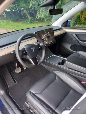 Zils Tesla Model Y 2024 Tartu, ar dzinēja tilpumu 0.00 L un nobraukumu 69 tūkst. km par 39200 €, foto 10 vietnē AUTOMOTO.COM.LV
