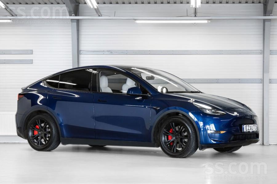 Zils Tesla Model Y 2023 Tukums, ar dzinēja tilpumu 0.00 L un nobraukumu 0 tūkst. km par 31990 €, foto 6 vietnē AUTOMOTO.COM.LV