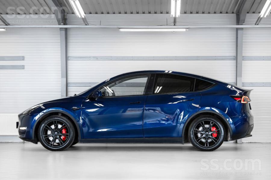 Zils Tesla Model Y 2023 Tukums, ar dzinēja tilpumu 0.00 L un nobraukumu 0 tūkst. km par 31990 €, foto 8 vietnē AUTOMOTO.COM.LV