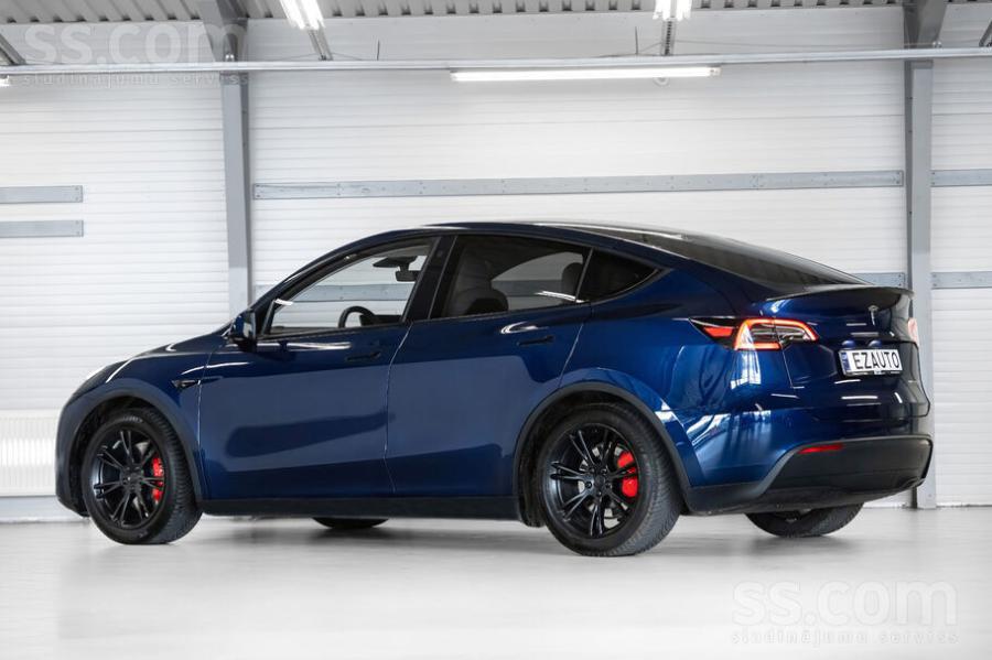Zils Tesla Model Y 2023 Tukums, ar dzinēja tilpumu 0.00 L un nobraukumu 0 tūkst. km par 31990 €, foto 9 vietnē AUTOMOTO.COM.LV