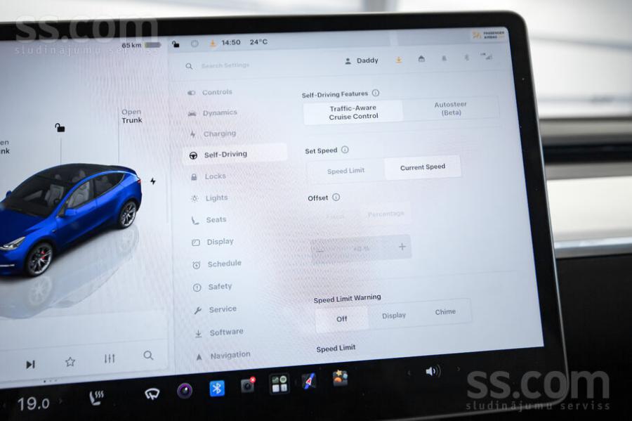 Zils Tesla Model Y 2023 Tukums, ar dzinēja tilpumu 0.00 L un nobraukumu 0 tūkst. km par 31990 €, foto 29 vietnē AUTOMOTO.COM.LV