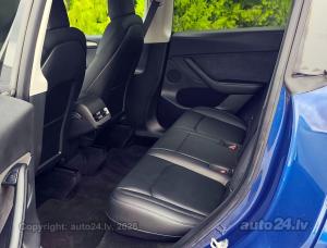 Blue Tesla Model Y 2022 in Tartu, with an engine capacity of 0.00 L and mileage of 107 thousand km for 32900 €, photo 25 on AUTOMOTO.COM.LV