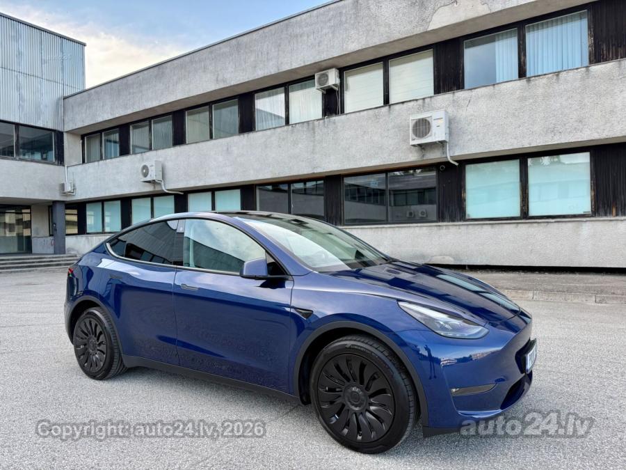 Zils Tesla Model Y 2023 Tallina, ar dzinēja tilpumu 0.00 L un nobraukumu 104 tūkst. km par 33800 €, foto 3 vietnē AUTOMOTO.COM.LV