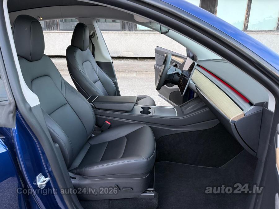 Zils Tesla Model Y 2023 Tallina, ar dzinēja tilpumu 0.00 L un nobraukumu 104 tūkst. km par 33800 €, foto 15 vietnē AUTOMOTO.COM.LV
