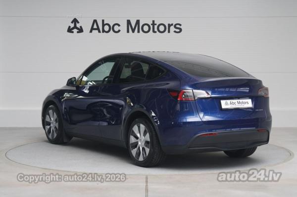 Blue Tesla Model Y 2024 in Tallinn, with an engine capacity of 0.00 L and mileage of 54 thousand km for 41990 €, photo 6 on AUTOMOTO.COM.LV