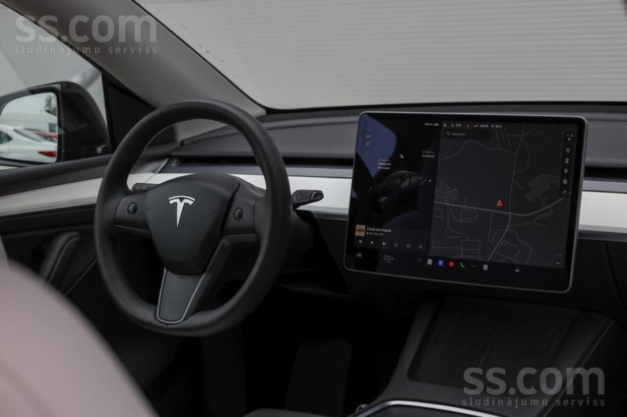 Brūns Tesla Model Y 2021 Rīga, ar dzinēja tilpumu 0.00 L un nobraukumu 0 tūkst. km par 34995 €, foto 20 vietnē AUTOMOTO.COM.LV