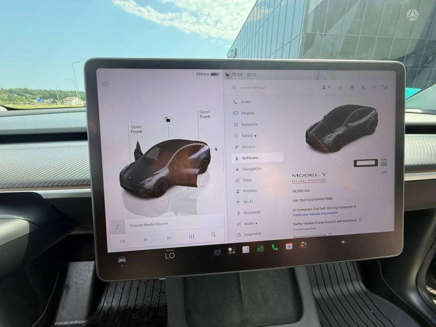 Tesla Model Y 2023 Kauņa, ar dzinēja tilpumu 0.00 L un nobraukumu 59 tūkst. km par 28500 €, foto 14 vietnē AUTOMOTO.COM.LV