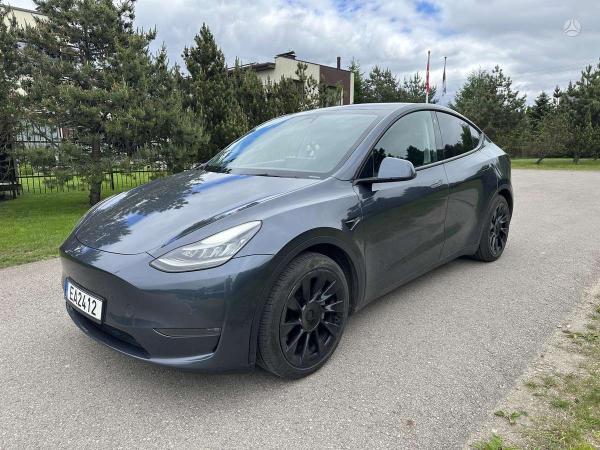 Pelēks Tesla Model Y 2021 Viļņa, ar dzinēja tilpumu 0.00 L un nobraukumu 144 tūkst. km par 19500 €, foto 2 vietnē AUTOMOTO.COM.LV