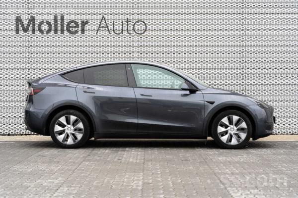 Pelēks Tesla Model Y 2022 Rīga, ar dzinēja tilpumu 0.00 L un nobraukumu 66 tūkst. km par 31490 €, foto 5 vietnē AUTOMOTO.COM.LV