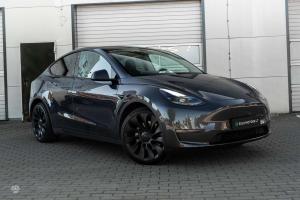 Pelēks Tesla Model Y 2022 Viļņa, ar dzinēja tilpumu 0.00 L un nobraukumu 116 tūkst. km par 29000 €, foto 7 vietnē AUTOMOTO.COM.LV