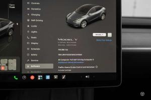 Pelēks Tesla Model Y 2022 Viļņa, ar dzinēja tilpumu 0.00 L un nobraukumu 116 tūkst. km par 29000 €, foto 22 vietnē AUTOMOTO.COM.LV