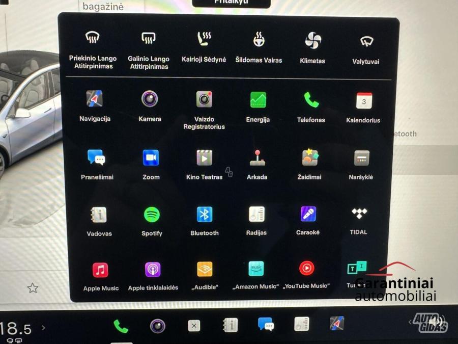Серый Тесла Модель Y 2023 в Авиженяй, объемом двигателя 0.00 л и пробегом 27 тыс. км за 42250 €, фото 12 на AUTOMOTO.COM.LV