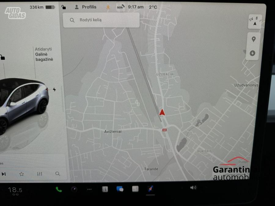 Серый Тесла Модель Y 2023 в Авиженяй, объемом двигателя 0.00 л и пробегом 27 тыс. км за 42250 €, фото 13 на AUTOMOTO.COM.LV