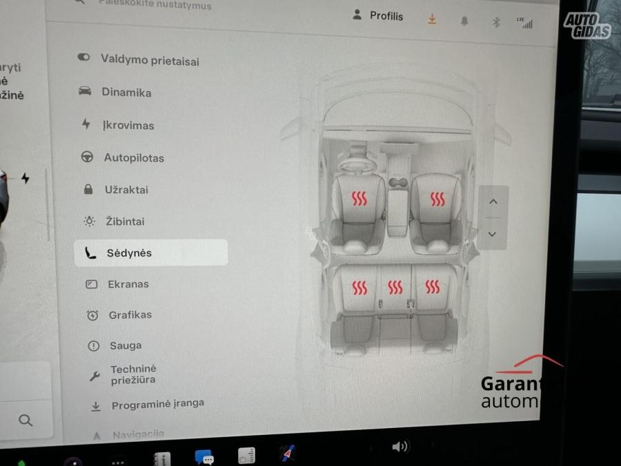 Серый Тесла Модель Y 2023 в Авиженяй, объемом двигателя 0.00 л и пробегом 27 тыс. км за 42250 €, фото 15 на AUTOMOTO.COM.LV