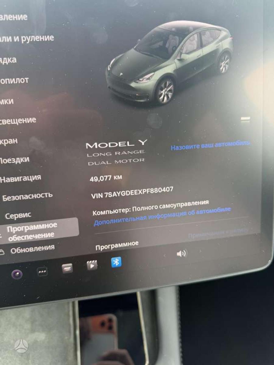 Серый Тесла Модель Y 2023 в Вильнюс, объемом двигателя 0.00 л и пробегом 49 тыс. км за 28700 €, фото 11 на AUTOMOTO.COM.LV