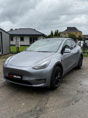 Pelēks Tesla Model Y 2024 Klaipėda, ar dzinēja tilpumu 0.00 L un nobraukumu 21 tūkst. km par 37500 €, foto  vietnē AUTOMOTO.COM.LV