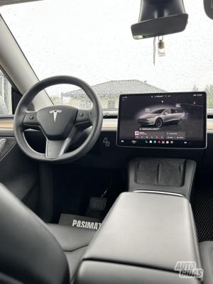 Grey Tesla Model Y 2024 in Klaipeda, with an engine capacity of 0.00 L and mileage of 21 thousand km for 37500 €, photo 13 on AUTOMOTO.COM.LV