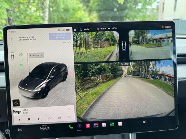 Pelēks Tesla Model Y 2025 Kauņa, ar dzinēja tilpumu 0.00 L un nobraukumu 13 tūkst. km par 48000 €, foto 10 vietnē AUTOMOTO.COM.LV