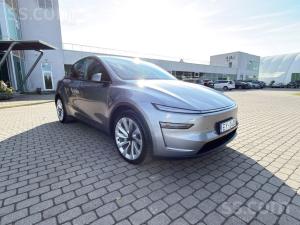 Grey Tesla Model Y 2025 in Riga, with an engine capacity of 0.00 L and mileage of 20 thousand km for 49900 €, photo  on AUTOMOTO.COM.LV