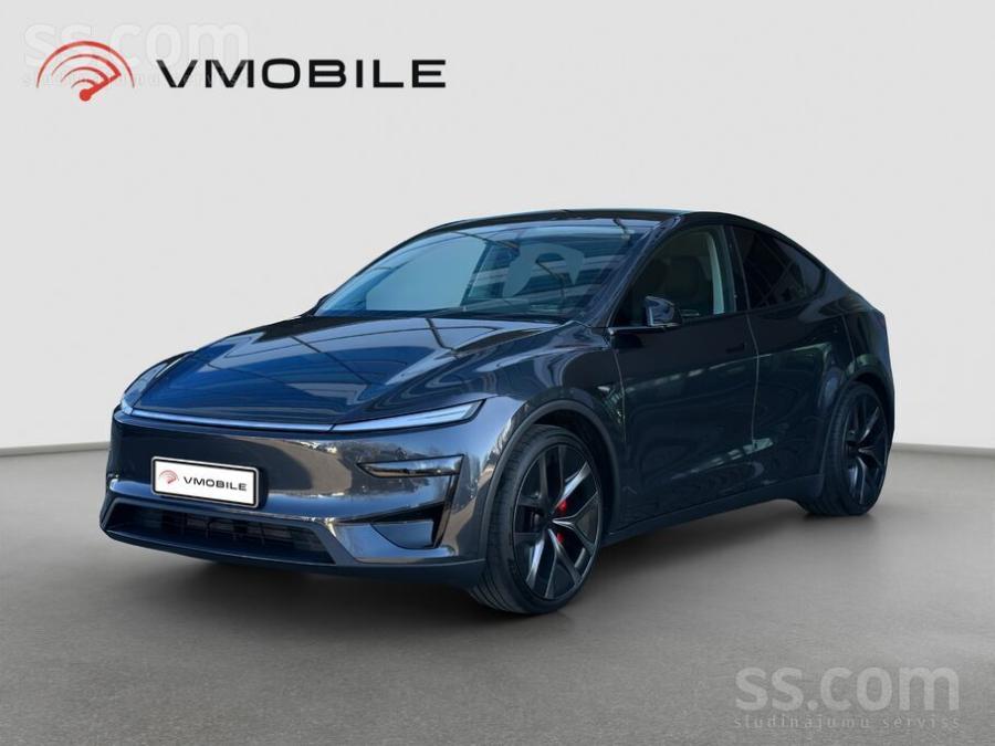 Pelēks Tesla Model Y 2026 Rīga, ar dzinēja tilpumu 0.00 L un nobraukumu 10 tūkst. km par 72740 €, foto 1 vietnē AUTOMOTO.COM.LV