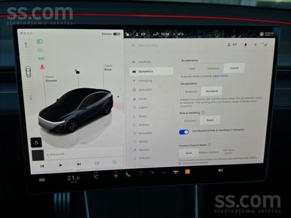 Pelēks Tesla Model Y 2026 Rīga, ar dzinēja tilpumu 0.00 L un nobraukumu 10 tūkst. km par 72740 €, foto 10 vietnē AUTOMOTO.COM.LV