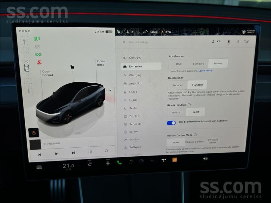 Pelēks Tesla Model Y 2026 Rīga, ar dzinēja tilpumu 0.00 L un nobraukumu 10 tūkst. km par 72740 €, foto 11 vietnē AUTOMOTO.COM.LV