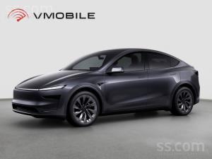 Grey Tesla Model Y 2026 in Riga, with an engine capacity of 0.00 L and mileage of 0 thousand km for 66990 €, photo  on AUTOMOTO.COM.LV
