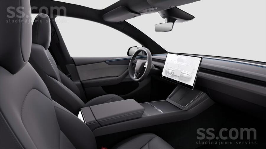 Grey Tesla Model Y 2026 in Riga, with an engine capacity of 0.00 L and mileage of 0 thousand km for 66990 €, photo 4 on AUTOMOTO.COM.LV