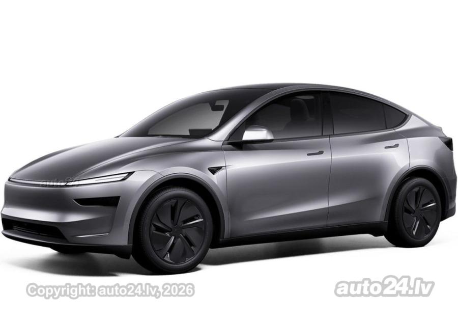 Grey Tesla Model Y 2026 in Tallinn, with an engine capacity of 0.00 L and mileage of 0 thousand km for 62380 €, photo 1 on AUTOMOTO.COM.LV