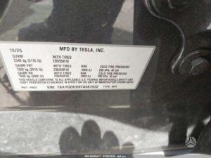 Grey Tesla Model Y 2026 in Klaipeda, with an engine capacity of 0.00 L and mileage of 5 thousand km for 15300 €, photo 10 on AUTOMOTO.COM.LV