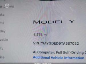 Grey Tesla Model Y 2026 in Klaipeda, with an engine capacity of 0.00 L and mileage of 5 thousand km for 15300 €, photo 15 on AUTOMOTO.COM.LV