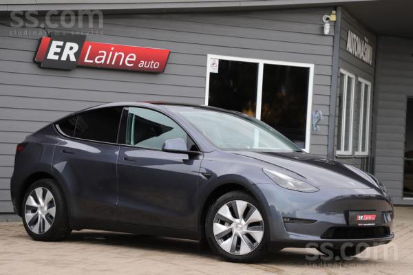 Pelēks Tesla Model Y 2022 Tukums, ar dzinēja tilpumu 0.00 L un nobraukumu 77 tūkst. km par 33000 €, foto 5 vietnē AUTOMOTO.COM.LV